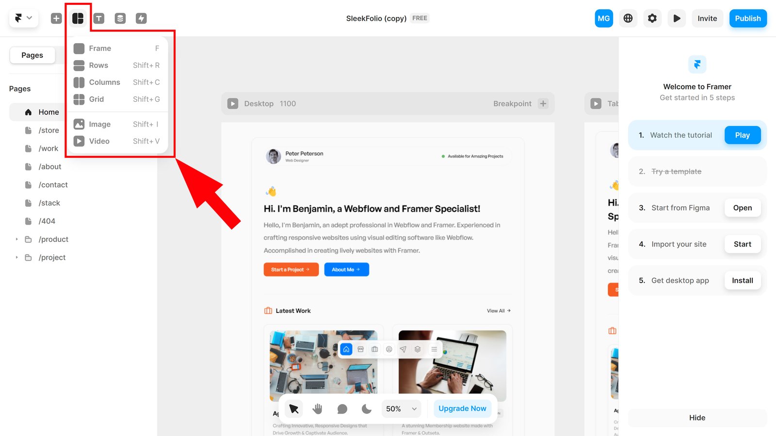 Framer Review: A Website Builder Made for Designers? | EXPERTE.com